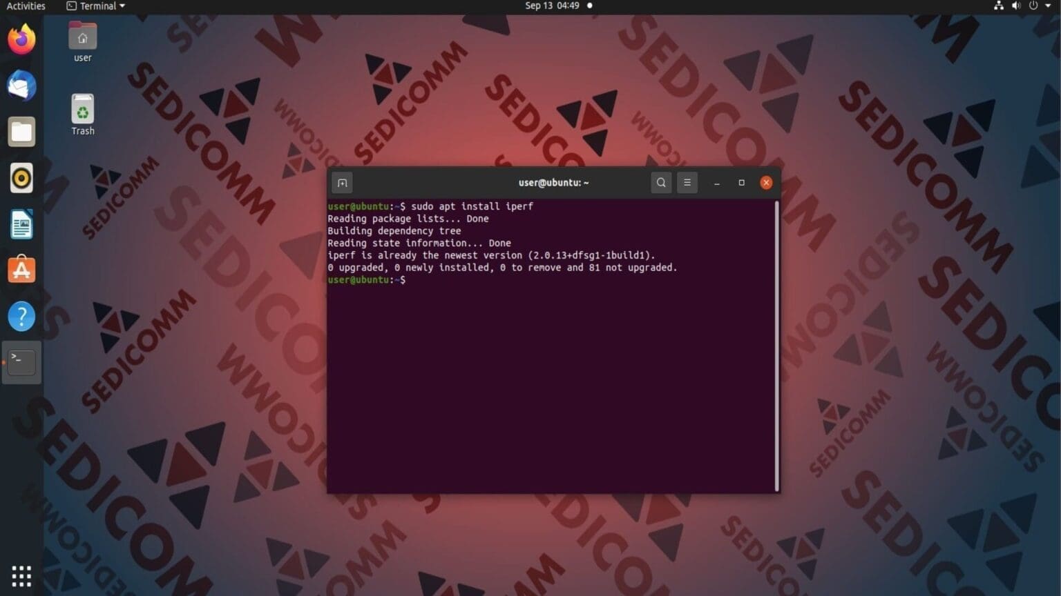 Как установить утилиту iperf в Linux