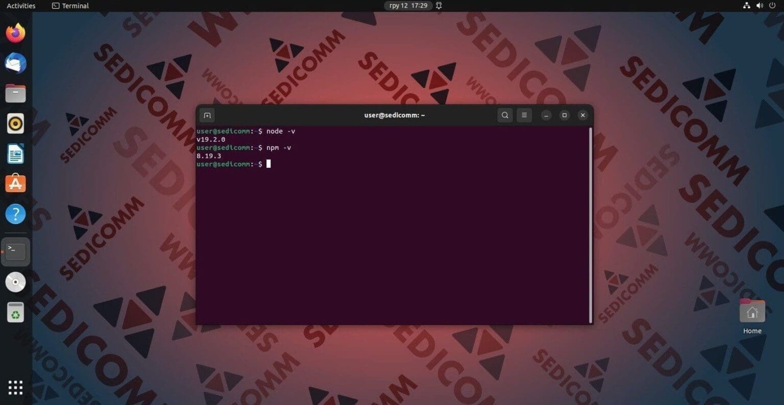 Как установить последнюю версию NodeJS и NPM в Linux?