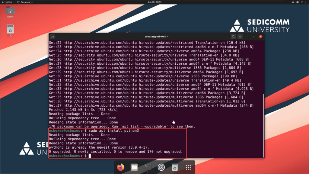 Как установить python 2 на linux