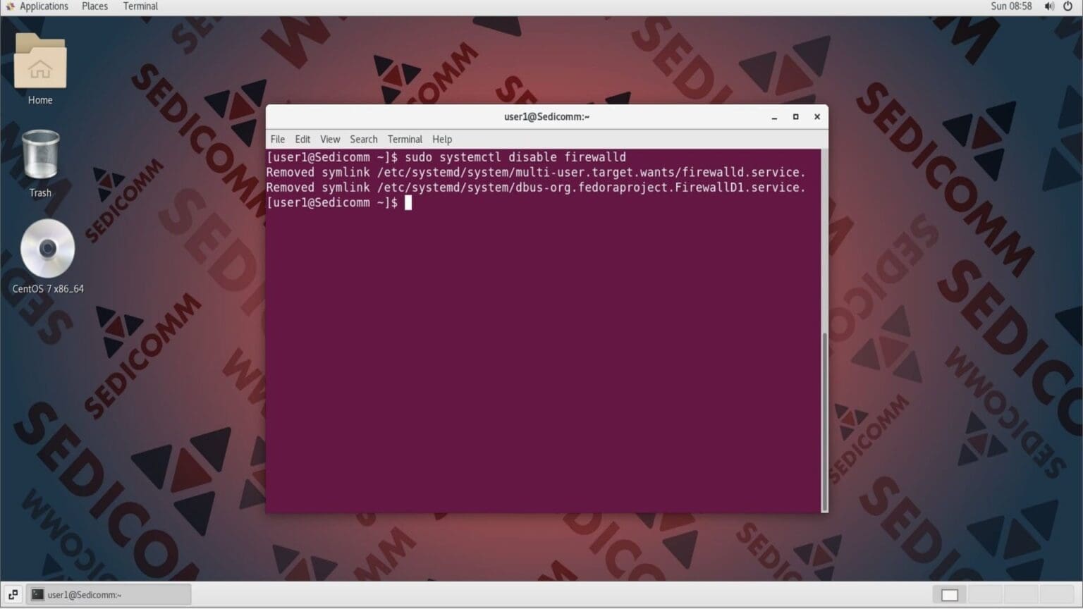 Как отключить Firewalld в CentOS Linux